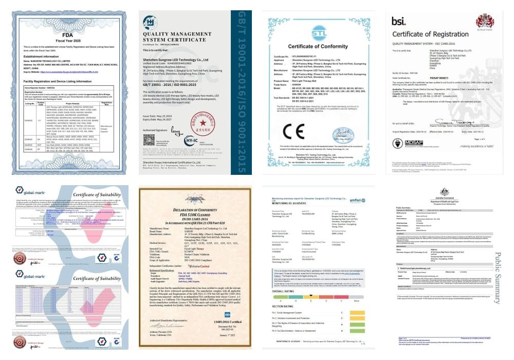 7-color light therapy red light therapy face mask OEM - Belleza de Wakelife